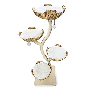 MAU 73" Tall Modern Cat Tree Scratching Tower for Large Cats, Scratching Post Luxury Cat Condo, Cat Tower for Multiple Cats, Cat Scratching Tree, Cat Condo, Luxury Cat, Cat Gifts by Mau Lifestyle