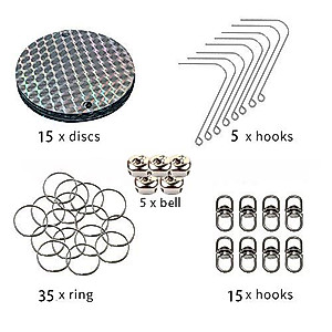 FIAMER Bird Repellent Bird bar Garden Farm Outdoor Multi-Purpose Courtyard Decoration Bird Reflection and Shockproof Protection of Grain farmland Wind Energy Sculpture and Rotating Bird Deterrent