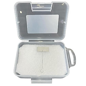 VTSYIQI Platinum Plate Board Pt Board Platinum Board with Platinum Plate Size 24mm Long 10mm Wide 0.15mm Thick for Automatic Interfacial Tensiometer Surface Tensiometer Surface Tension Meter