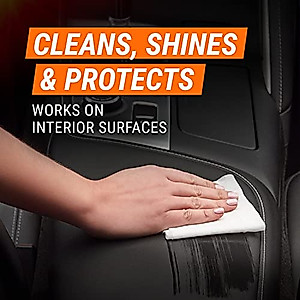 Extreme Shield Protectant Wipes by Armor All, Interior Car Cleaning Wipes with UV Protection Against Cracking and Fading, 25 Count