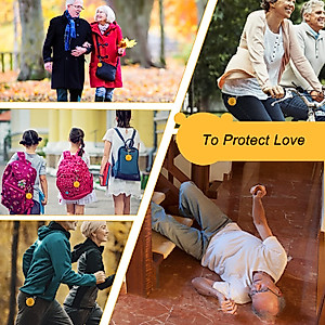 Simjar Rechargeable Personal Safety Alarm, Safe Sound Personal Alarm/ Security Alarm Keychain with Emergency Flashlight for Women Girls Kids and Elderly