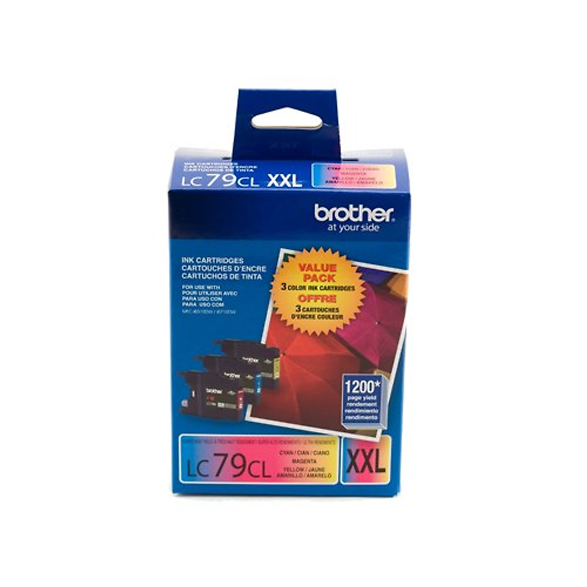 Brother International CORPORAT LC793PKS Super H.Y. Ink Cartridge - Colour 3PKS