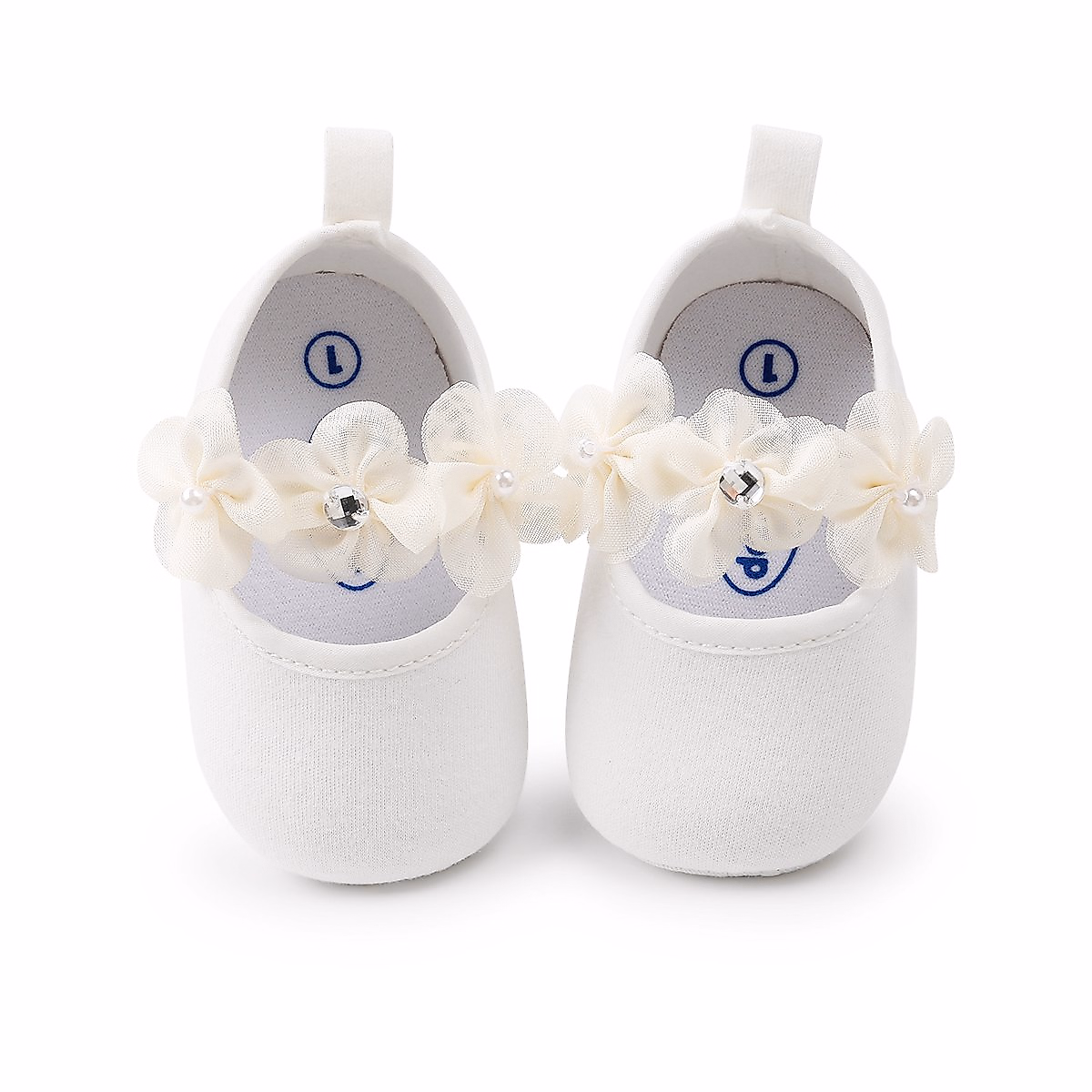 HsdsBebe 2pcs/Set Newborn Baby Girl Princess Mary Jane Shoes Toddler Infant Wedding Dress Flat Shoes with Free Headband