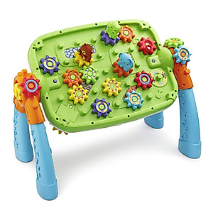 VTech GearZooz 2-in-1 Jungle Friends Gear Park (Frustration Free Packaging), Multicolor