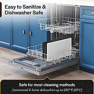 Thirteen Chefs Cutting Boards for Kitchen - 30 x 18 x 0.5" White Color Coded Plastic Cutting Board with Non Slip Surface - Dishwasher Safe Chopping Board