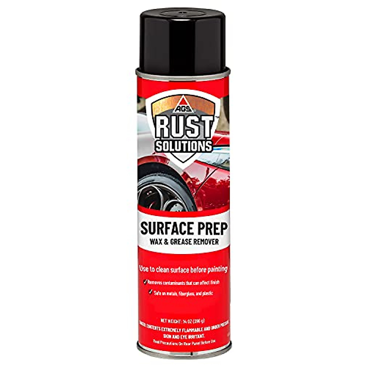 AGS RUST SOLUTIONS Surface Prep Aerosol Cleaner for Any Paint, 14 Ounces