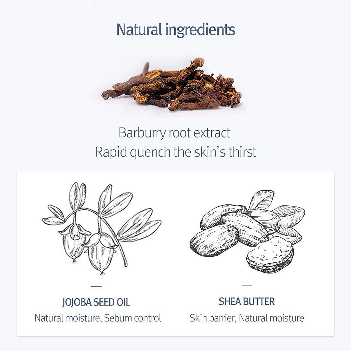 Pyunkang Yul Moisture Cream - Korean Skin Care Face Cream - Facial Moisturizer for dry and combination skin types - Natural Ingredients Shea Butter, jojoba seed oil deeply moisturize Skin - 3.4 Fl oz