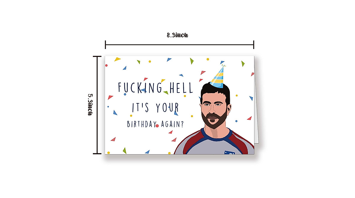 Funny Roy Kent Birthday Card for Him and Her | Longkado