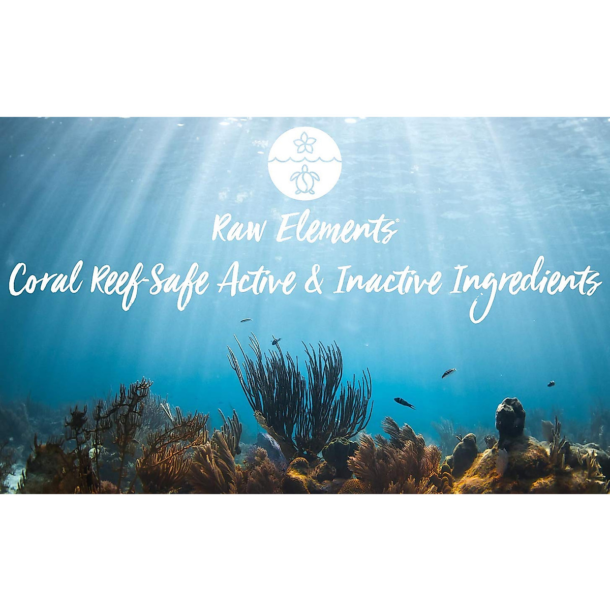 Raw Elements Mineral Sunscreen Moisturizer - Non-Nano Zinc Oxide, 95% Organic, Reef Safe, SPF 30+, Unscented, 3oz Tube (2-Pack)