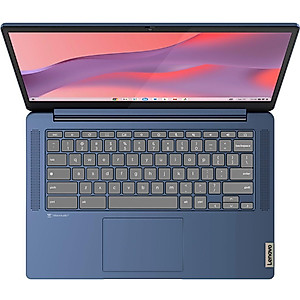 Lenovo 2023 Newest Ideapad Slim 3 14" FHD Touchscreen Chromebook Laptop, 8-Core MediaTek Kompanio 520, 4GB RAM, 64GB eMMC Storage, WiFi 6, 13.5hr Battery Life, Webcam, Chrome OS, w/CUE Accessories
