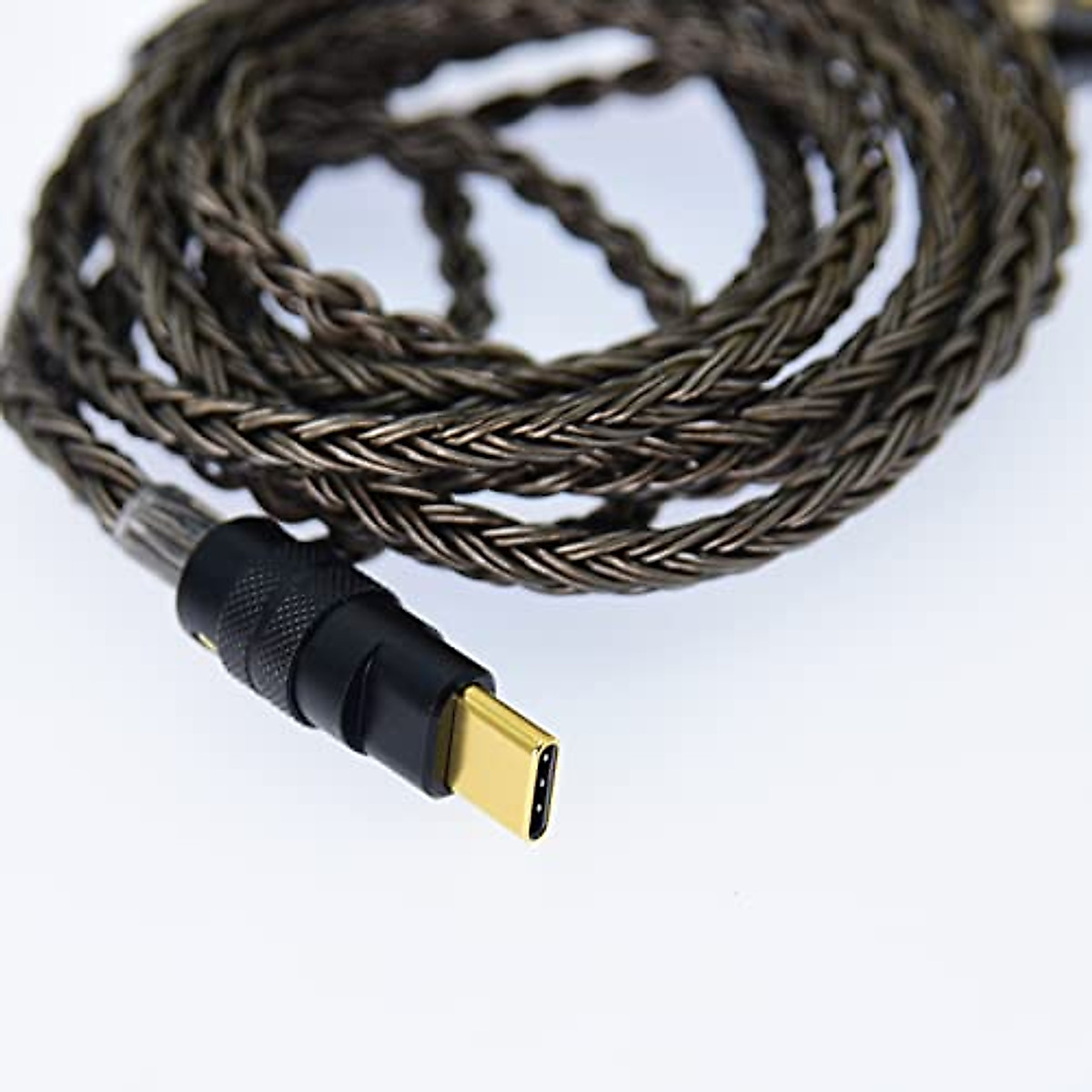 USB c Type c to 4.4 Female 4.4mm Balanced Headset Adapter Earplugs Audio Cable Headphone Kable for Android Phone mac ipad xiaomi Samsung (1.5ft)