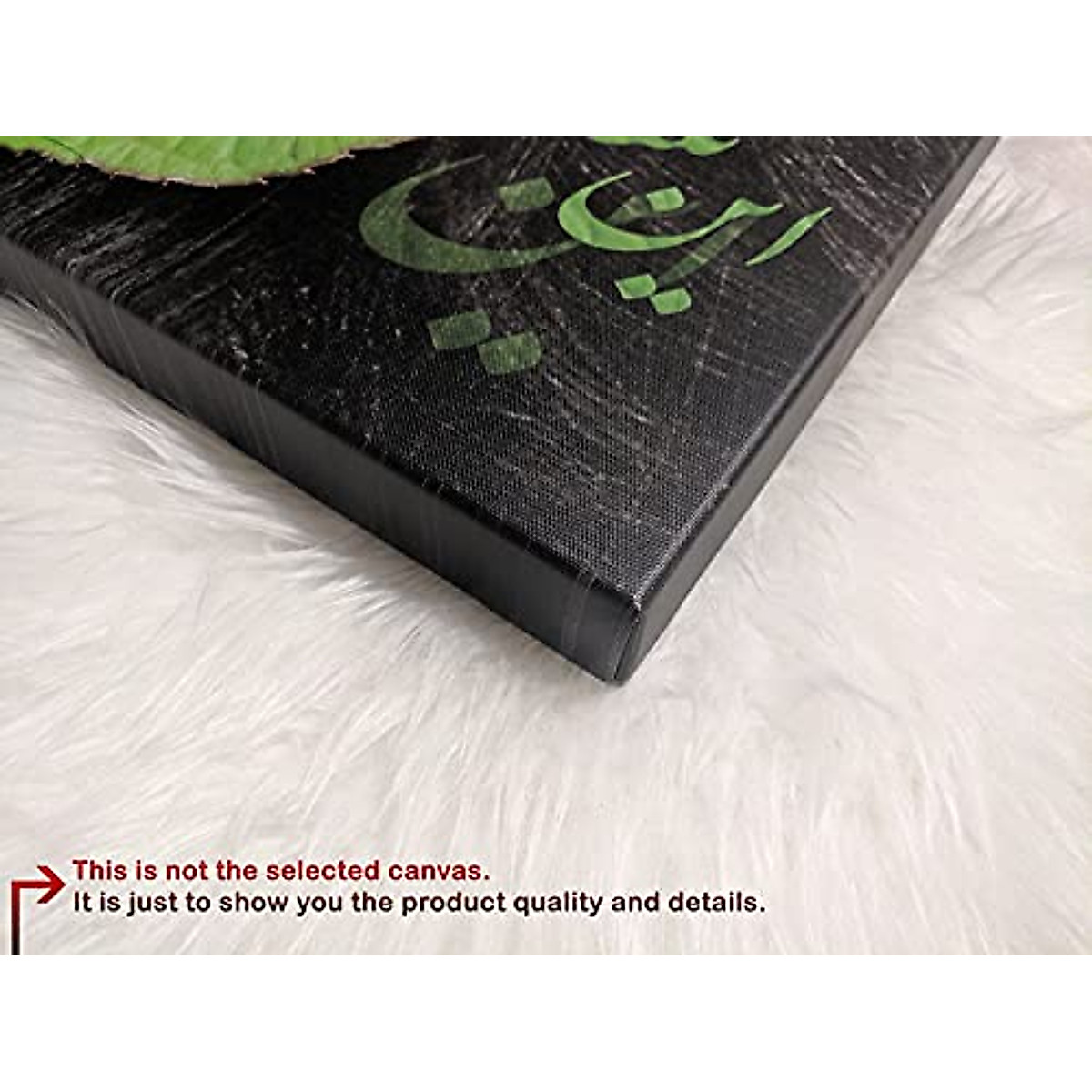 Love is blind wall art with Persian calligraphy wall art canvas prints for Persian home decoration 20x30 CM (8"x12")