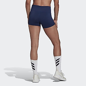 adidas Women's 4 Inch Shorts, Team Navy Blue/White, Medium