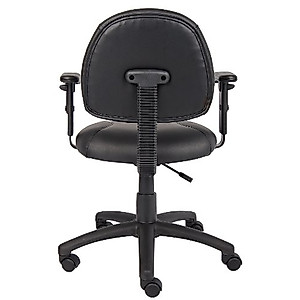 Boss Office Products Posture Task Chair with Adjustable Arms in Black