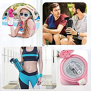 3-pack Replacement Straws for Thermos Funtainer 12 Ounce Bottle and 3 Pieces Straw Cleaning Brushes Safe to Use for Adult and Children…