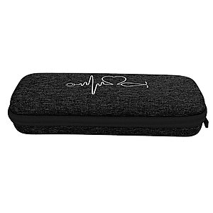 xuuyuu Stethoscope Organizer,Shockproof Stethoscope EVA Storage Case Portable Stethoscope Travel Carrying Bag With Inner Mesh Pocket For Stethoscope (Black)