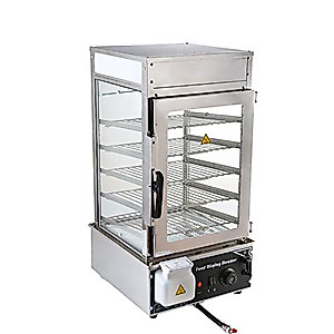 Electric Hot Food Warmer Display Case Food Steamer Bun Wamer Machine Commercial 5 layers