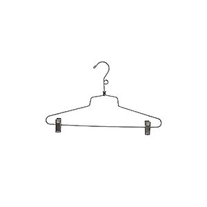 Metal Hangers - All Purpose, 16 inch, Case of 100 (Chrome)
