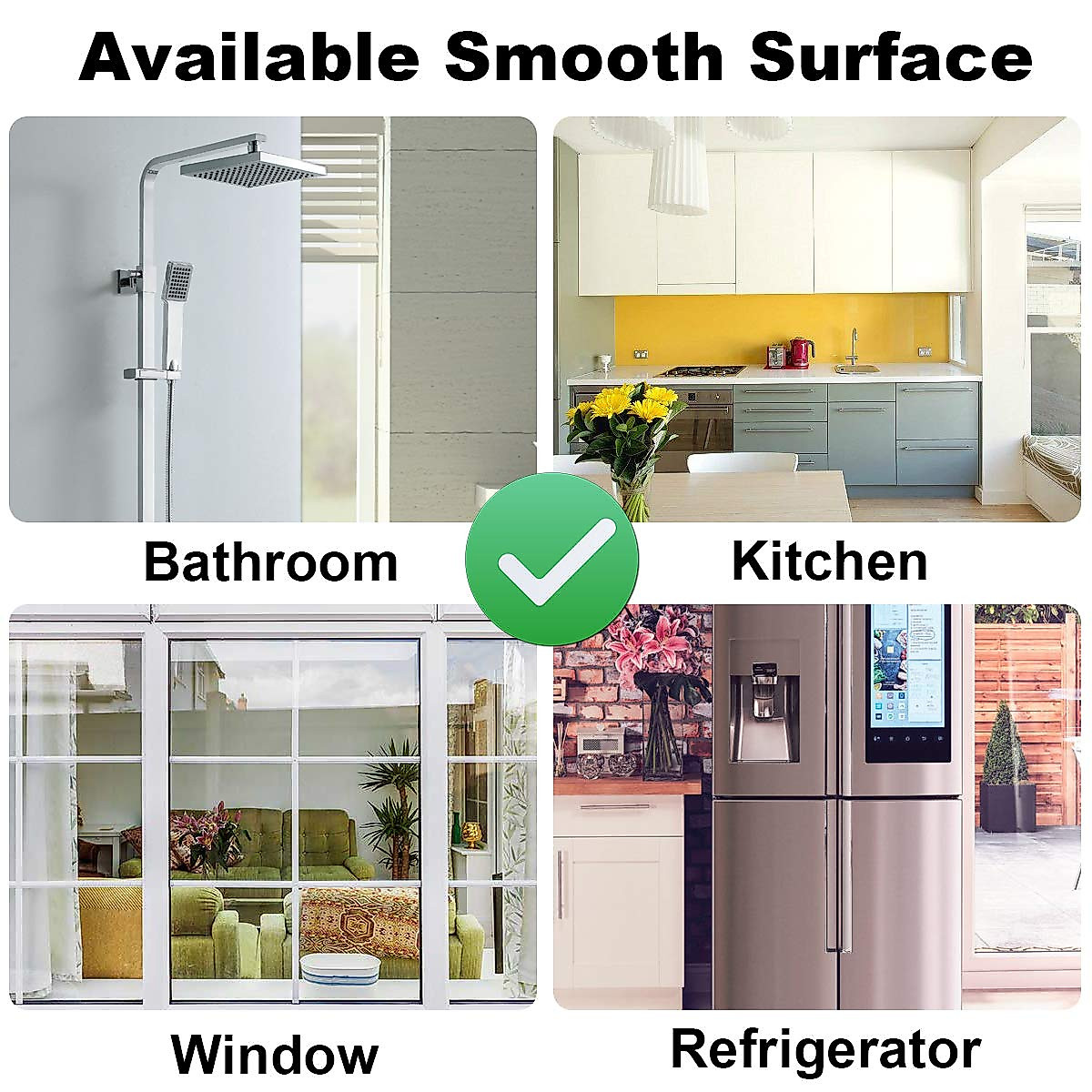 Suction Cup Hooks, 8PCS Heavy Duty Vacuum Strong Suction Cups with Hooks Large Clear Reusable Suction Cup Hook for Shower Bathroom Towel Window Glass Kitchen Utensils and Christmas Wreath Hanger