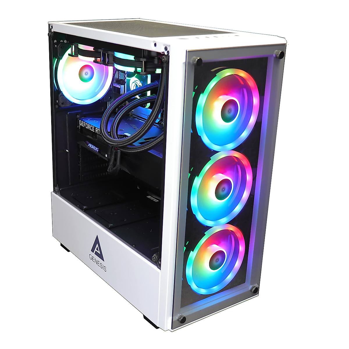Cobratype Titanoboa Gaming Desktop PC - Ryzen 5600X, RTX 3060, 16GB DDR4, 1TB NVMe, AIO Liquid Cooler