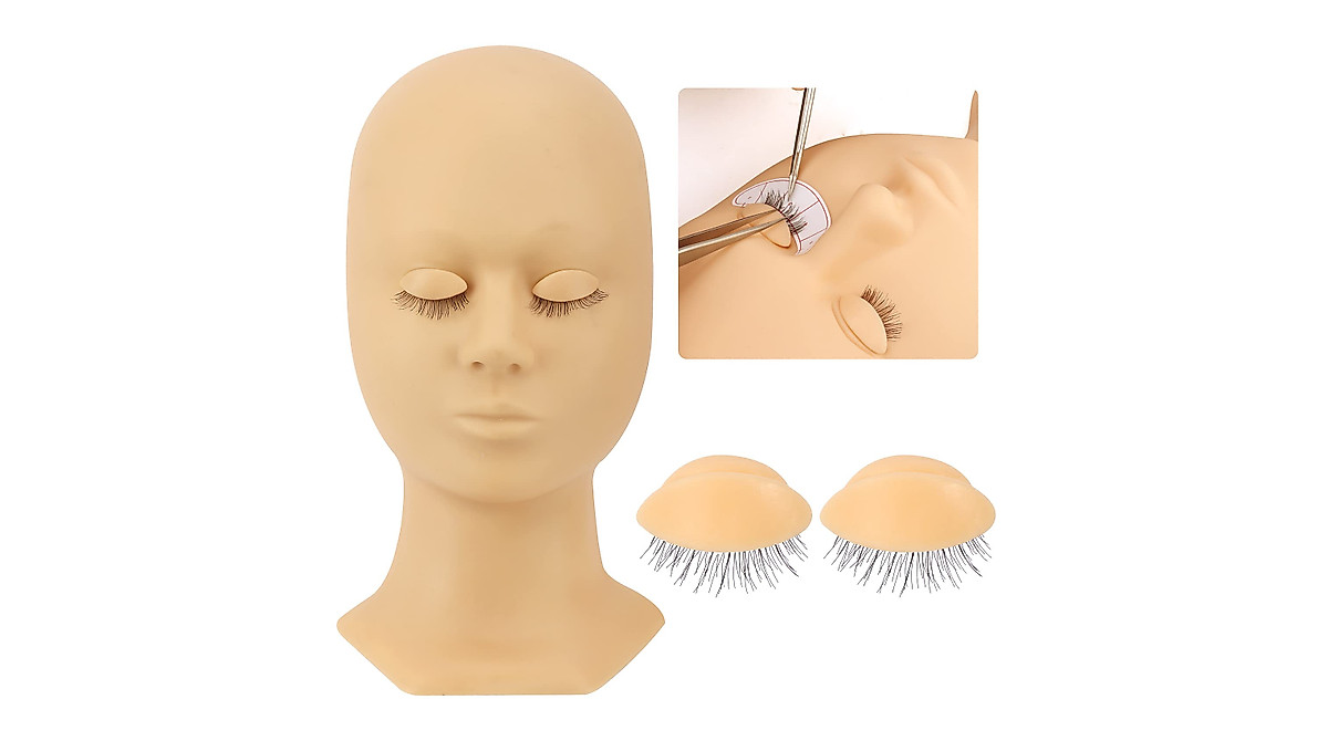 6 Pairs Realistic Eyelids for Eyelash Practice
