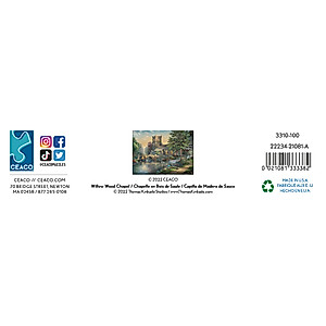 Ceaco - Thomas Kinkade - Willow Wood Chapel - 1000 Piece Jigsaw Puzzle