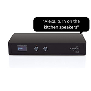 Audioflow 2 Way Speaker Switch Selector Box Smart Wi-Fi