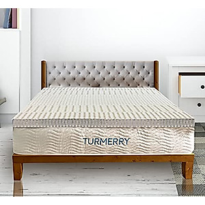 Latex Mattress Topper - 4 inch Organic Latex with Cover (Soft/Medium Flippable) (Twin)