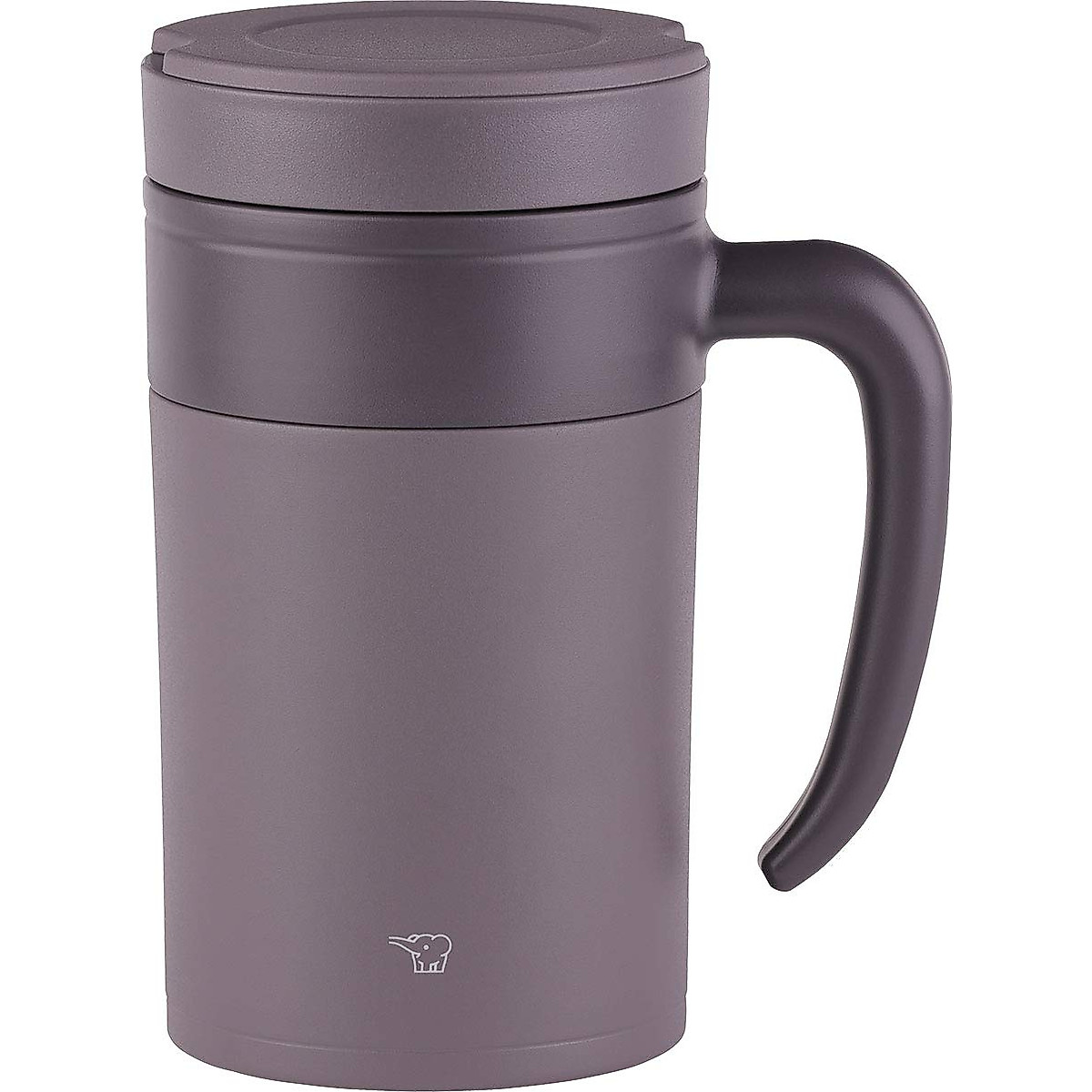 Zojirushi SE-KAE48TA Stainless Tea Tumbler with Handle, 16-Ounce, Brown