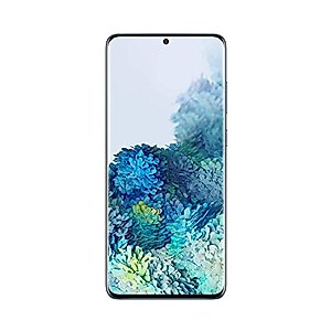 Samsung Galaxy S20+ 5G Factory Unlocked New Android Cell Phone US Version | 128GB of Storage | Fingerprint ID and Facial Recognition | Long-Lasting Battery | Cloud Blue