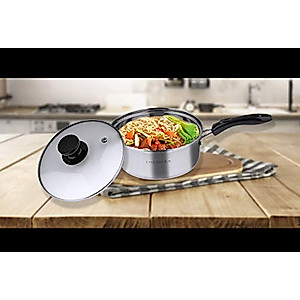 Multi-Size 6 piece Stainless Steel Pot Set, Pots and Pans Set, Cookware Sets Kitchenware Stainless Steel 3 Pots (2qt, 3qt and 4qt) By Lake Tian