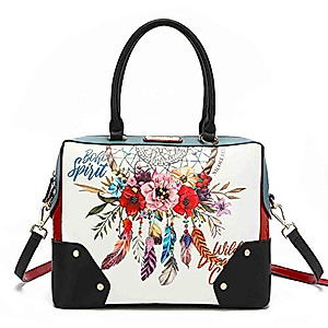 BOHEMIAN WHITE MODERN CHIC TOTE BAG