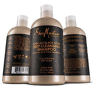 Shea Moisture African Black Soap Deep Cleansing Shampoo - 13 oz.
