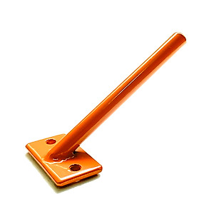 FLVFF Fingerboard Rail Pole Jam Round Metal Finger Skate ramps Parks (PJ2) (Blue)