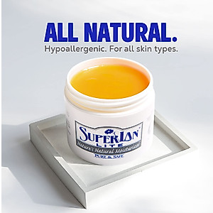 Elevate Your Skincare Routine with Superlan's Luxurious Lanolin Moisturizer - Experience Deep Hydration, Revitalization, and Protection - All-Natural Formula for a Radiant Glow - 4oz