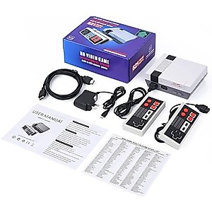 Mihiliring Retro Game Console, Built-in 621 Retro Play, 8-Bit Plug & Play Console Game, 1080P HD HDMI Output Connection More Stable, Game Stick 4K Mini Video Game Emulator for Kids & Adults as Gift