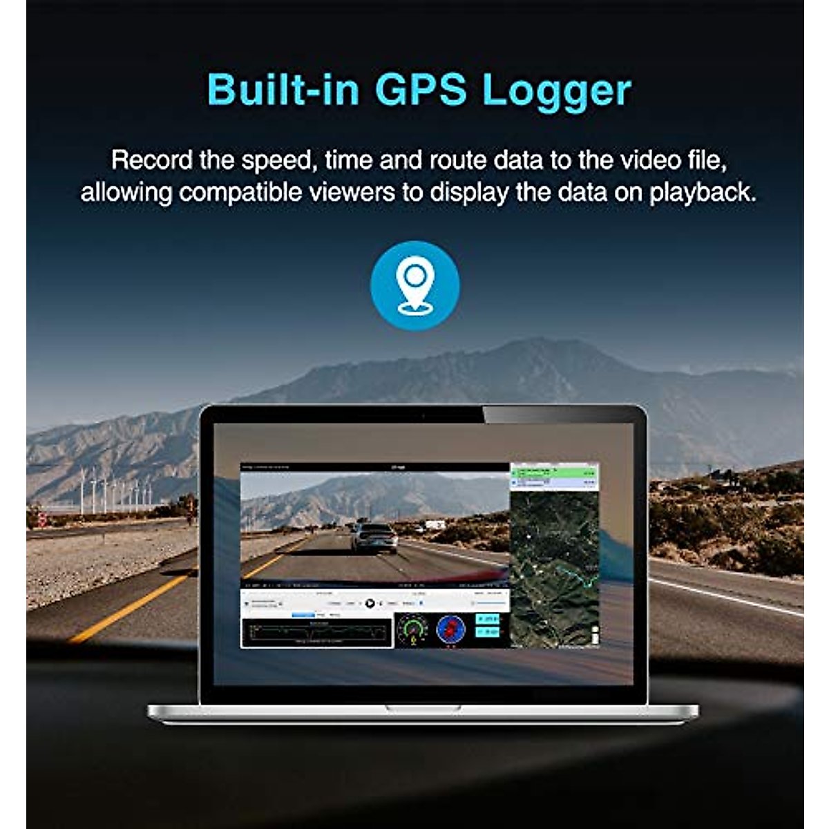 【Bundle: VIOFO A129 Plus Duo with GPS + Hardwire Cable】 VIOFO Dual Dash Cam, 2K 1440P 60fps+1080P 30fps Front and Rear Dash Camera with Wi-Fi GPS, Parking Mode, Super Capacitor (A129 Plus Duo)