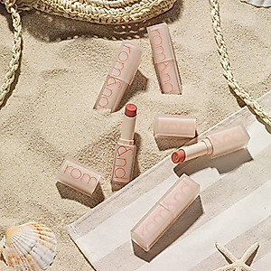 rom&nd Zero Matte Lipstick 3g, 10 PINK SAND, Intense Color, Highly Pigmented, Last All Day, Weightless, Smooth Velvet Texture, Matte Finish, Without Drying or Flaking, Ultra-Adhesive Formula