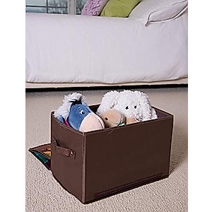 Clever Creations Collapsible Toy Storage Organizer and Play Mat for Kids - Perfect Toy Chest for Organizing Books, Toys, Games, and More - Dinosaur Theme