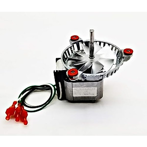 Harman 3-21-08639 Combustion Blower Exhaust Fan Motor Upgrade Fits Pellet Stoves P43 P61 P68 XXV Accentra 52I Advance P35I PC45 PF100 PF120 BA100 BH105 Replaces Part 3-21-08415