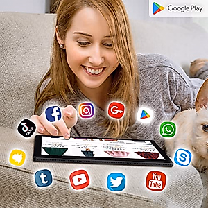 Tablet 10 Inch 3GB RAM, Octa-Core Android 10.0 Tablet, 32GB ROM, 128GB Expansion, 2.4G 5G Dual WiFi, 5MP Front 13MP Rear Camera, 10.1'' HD Touch Screen, Support GPS, Bluetooth