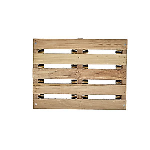 Superio Shoe and Boot Scraper, Outside Shoe Scrubber Brush 10.5 X 14 Inch - Cleans Deep Removes All Outdoor Dirt, Snow, Mud and Sand. Construction, Hiking Cleaner (Wood 1-Pack)