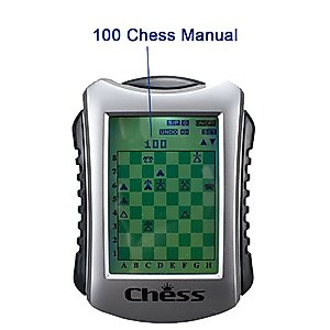Lyght Handheld Electronic Chess Game, 20 Levels, 100 Built-in Chess Records, Built-in Connect Four and Checker Game,