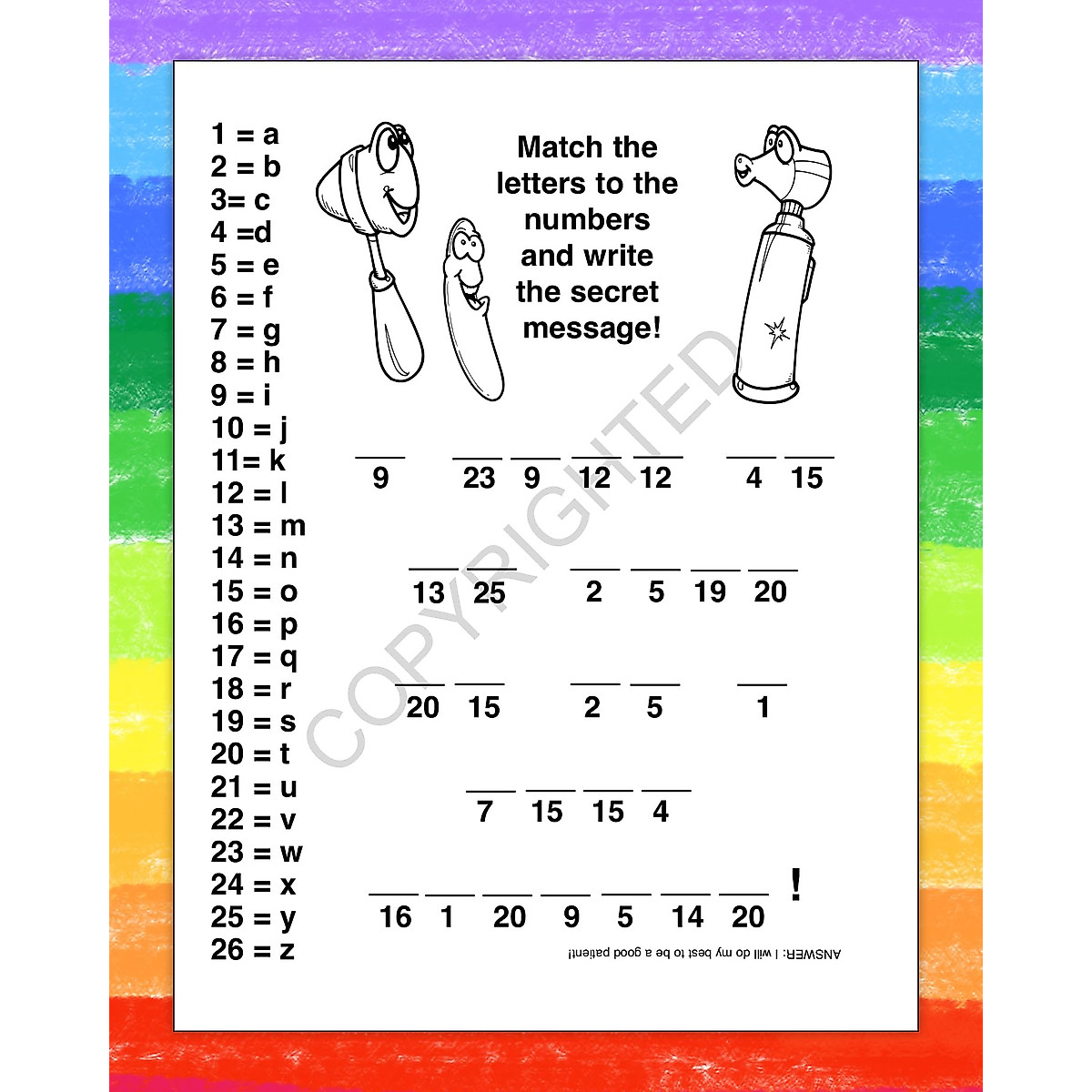 ZOCO - Your Hospital Cares About You - Coloring Books (25 Bulk Pack, Without Crayons) - Games, Puzzles, Activities for Kids