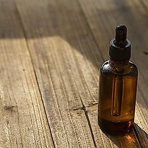 Mggsndi Empty Amber Bottle Glass Essential Oil Liquid Aromatherapy+Dropper Cap Tool - Easy to Use and Clean for Storing Chemistry and Laboratory Chemicals, Perfumes Green 30ml