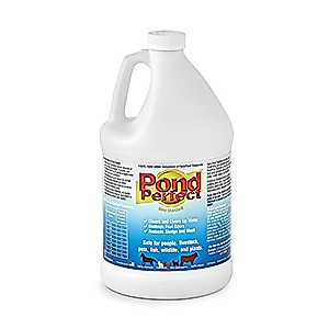 Farm Pond Treatment 80065 Multi Purpose Biological Pond Treatment, Amber liquid and brown powder