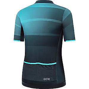 GORE WEAR Women's Ardent Jersey, Gore Selected Fabrics, L, Scuba Blue/Orbit Blue