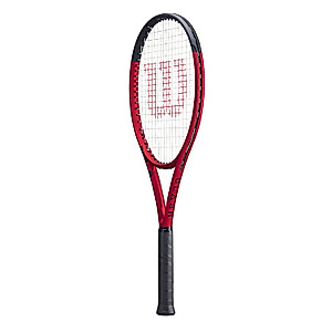 Wilson Clash 100UL v2.0 Tennis Racket, Carbon Fibre, Head-Light (Grip-Heavy) Balance, 281 g, 68.6 cm Length, Red/Black