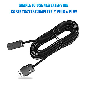 Xahpower 2Pack 10Ft NES Classic Controller Extension Cable, SNES Extension Power Cord for Super Nintendo SNES Classic Edition Controller (2017) / Mini NES Classic Edition (2016)/ Wii/Wii U Controller