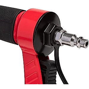 Arrow PT50 Oil-Free Pneumatic Staple Gun, Professional Heavy-Duty Stapler for Wood, Upholstery, Carpet, Wire Fencing, Fits 1/4”, 5/16”, 3/8", 1/2", 9/16” Staples , Red